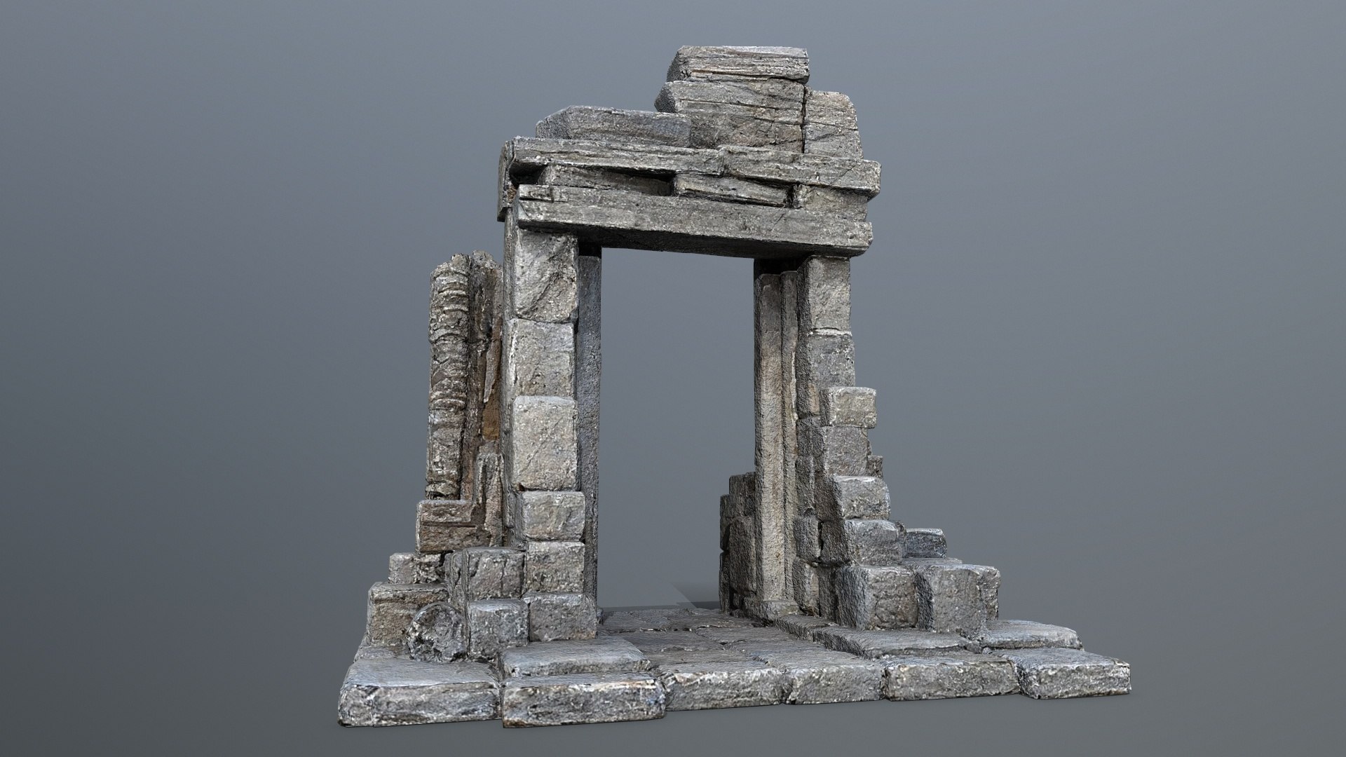 Ruin Gate 3D - TurboSquid 2216222