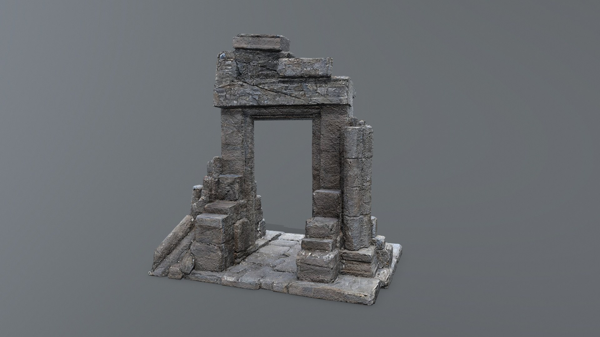 Ruin Gate 3D - TurboSquid 2216222