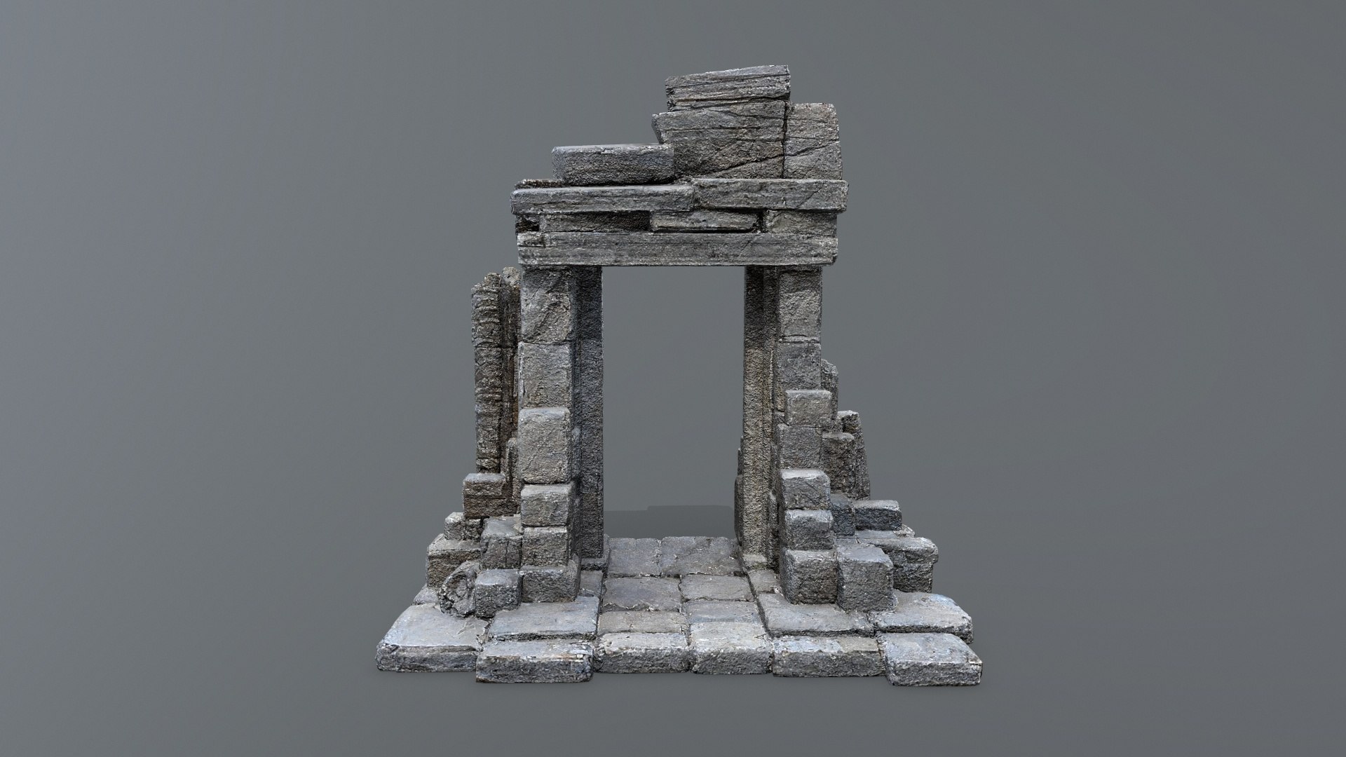 Ruin Gate 3D - TurboSquid 2216222