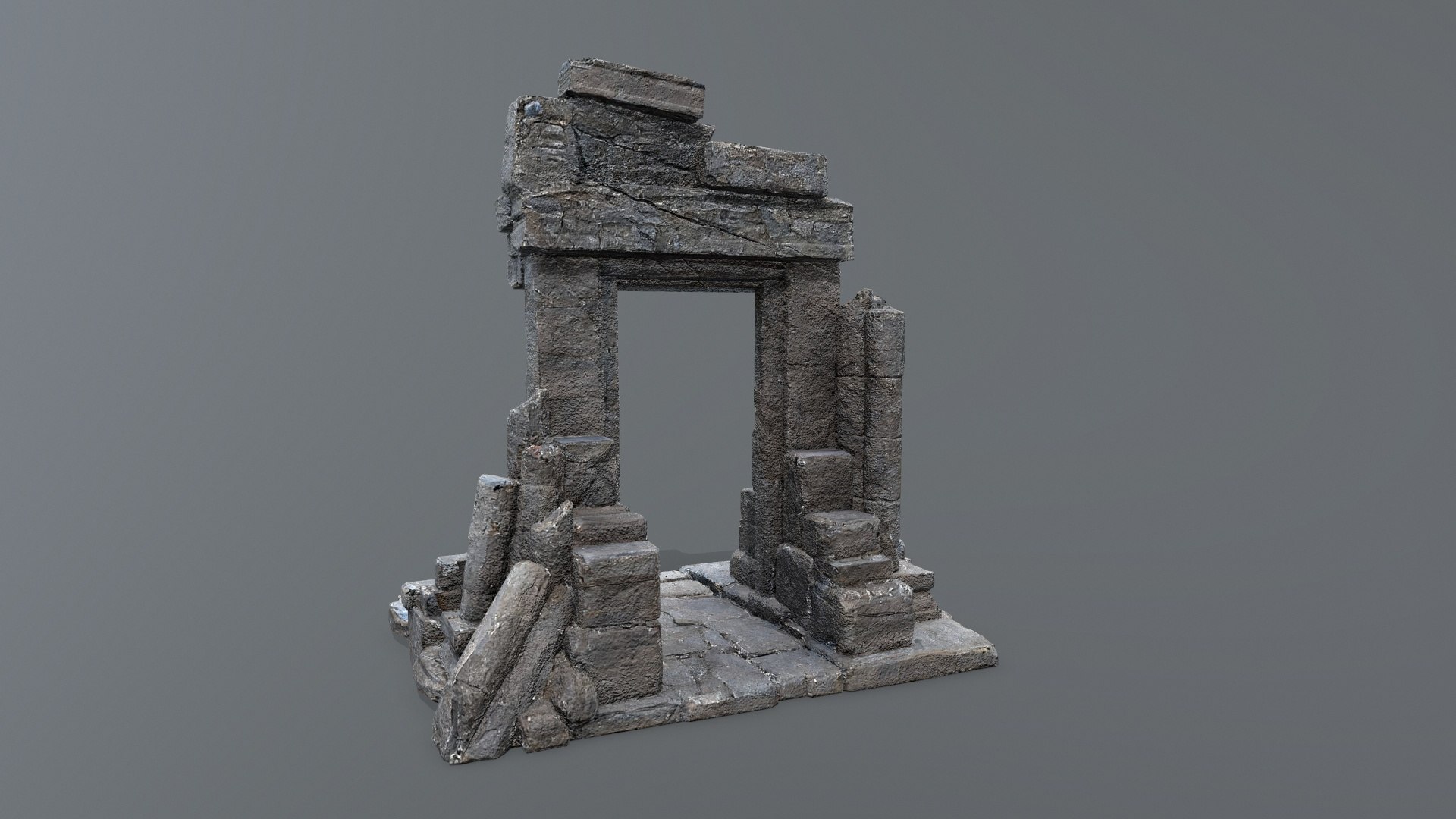 Ruin Gate 3D - TurboSquid 2216222