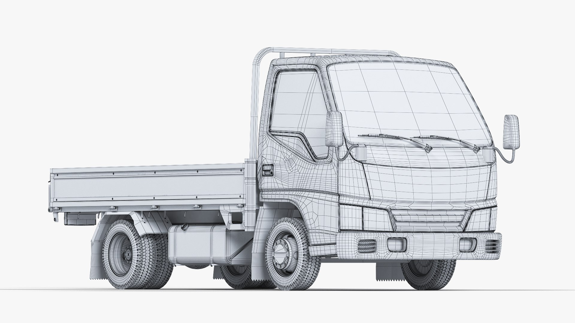 Light Commercial Lorry Truck 3D Model - TurboSquid 1595730