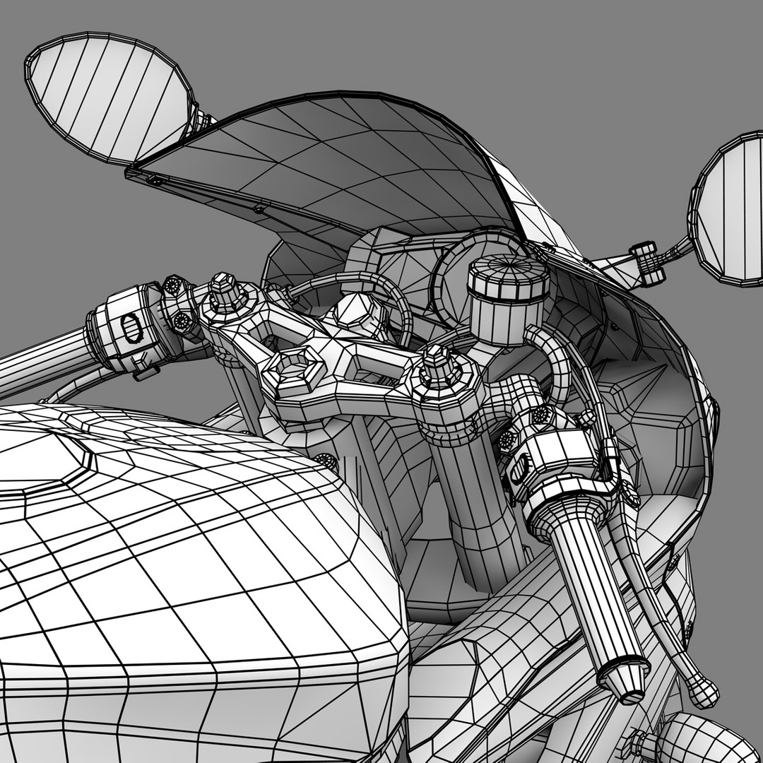 3d model daytona 675 triumph bikes