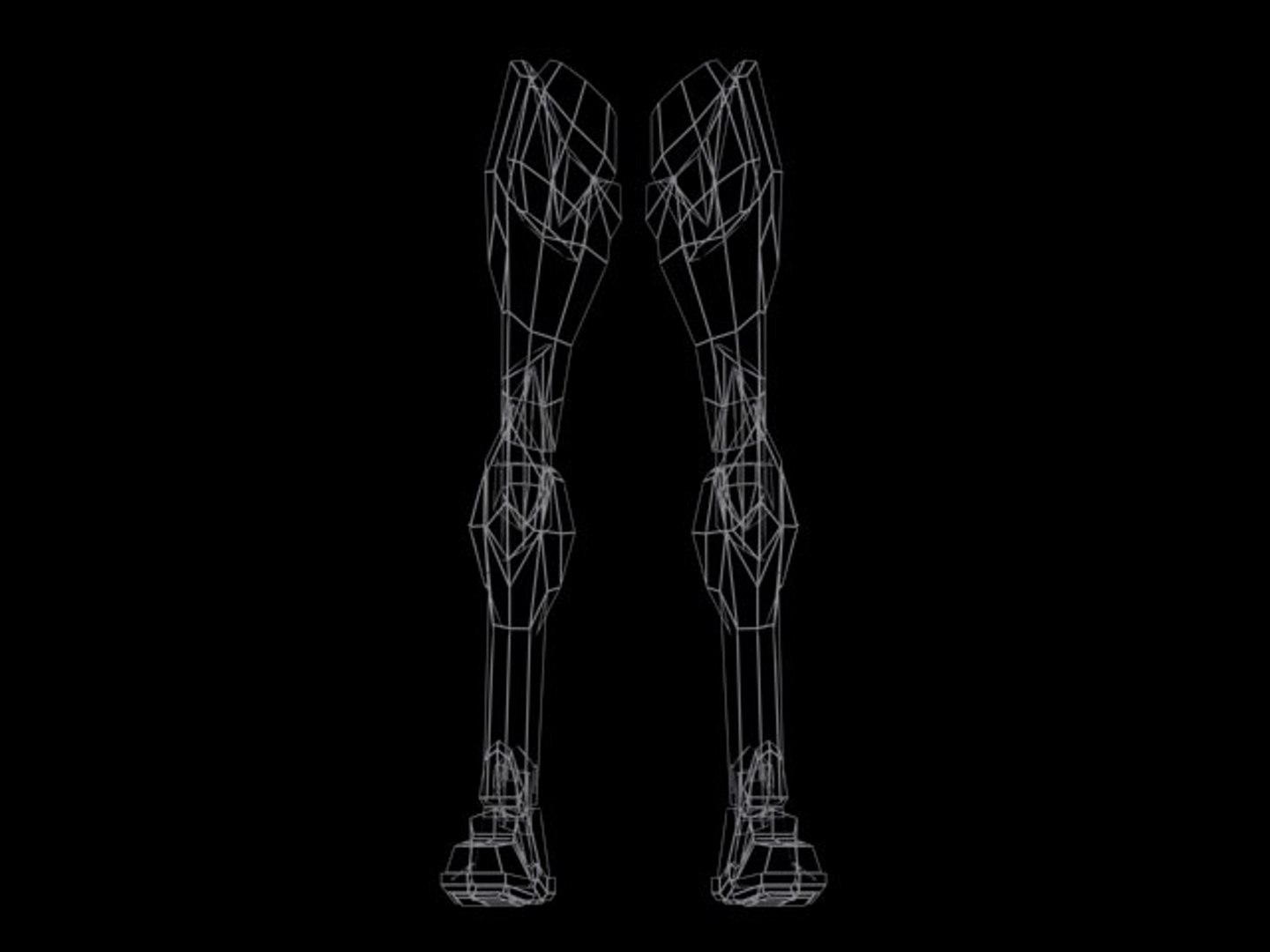 Armored Legs 3d Model