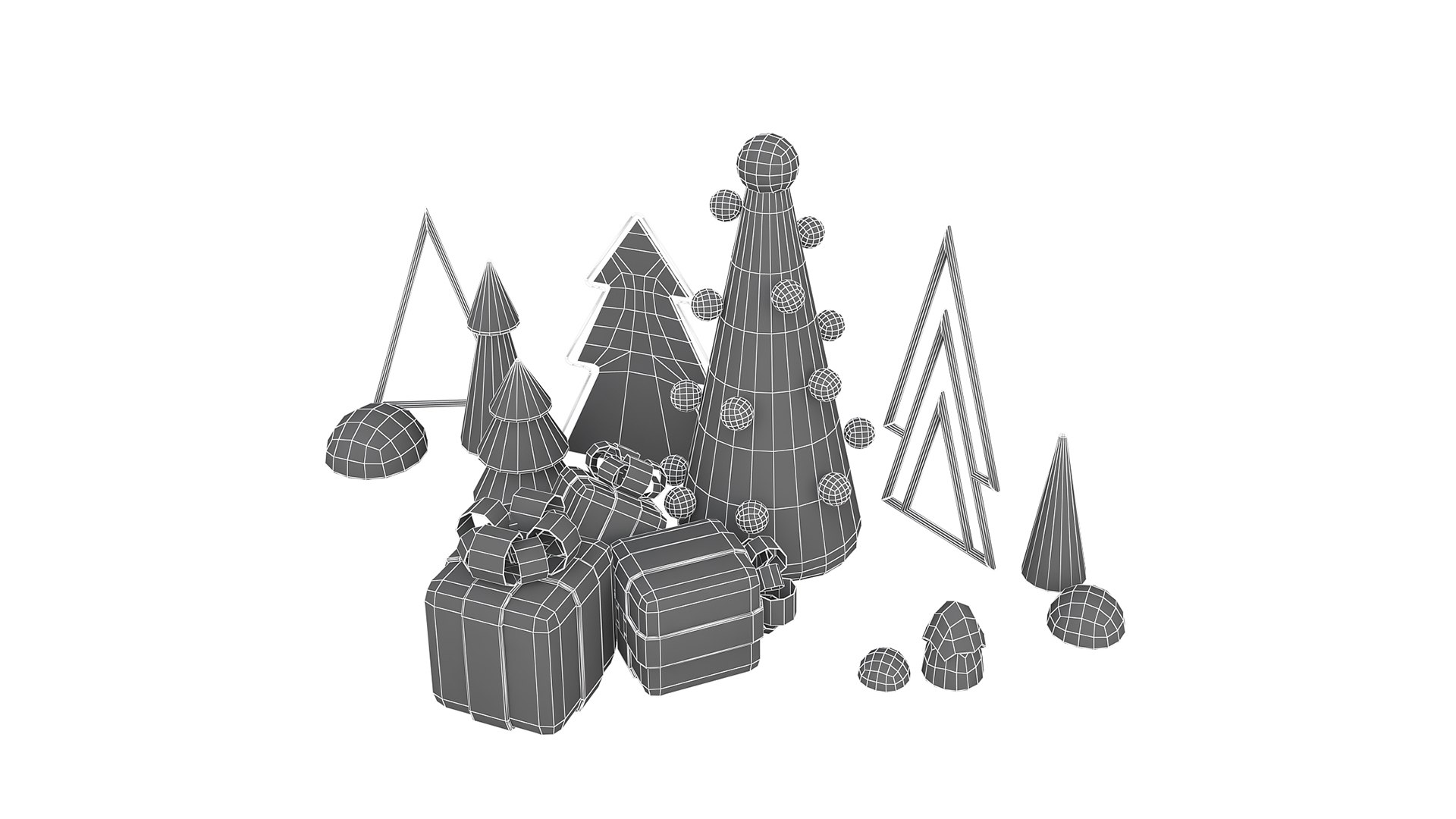 New-Year-Decoration 3D Model - TurboSquid 1825542