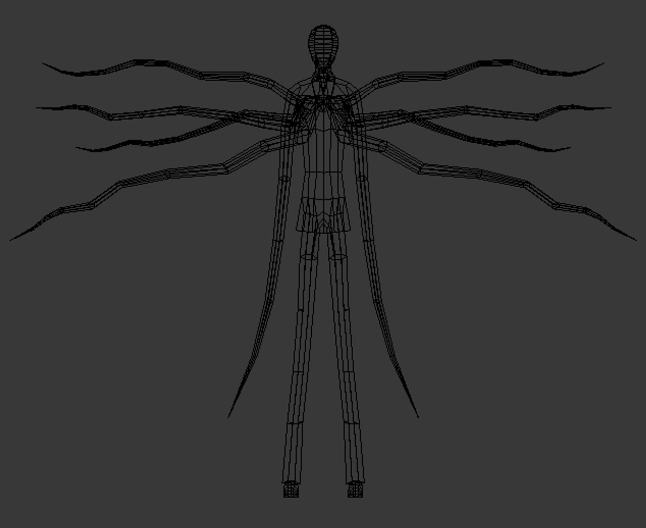 Free Slender Man 3d Model