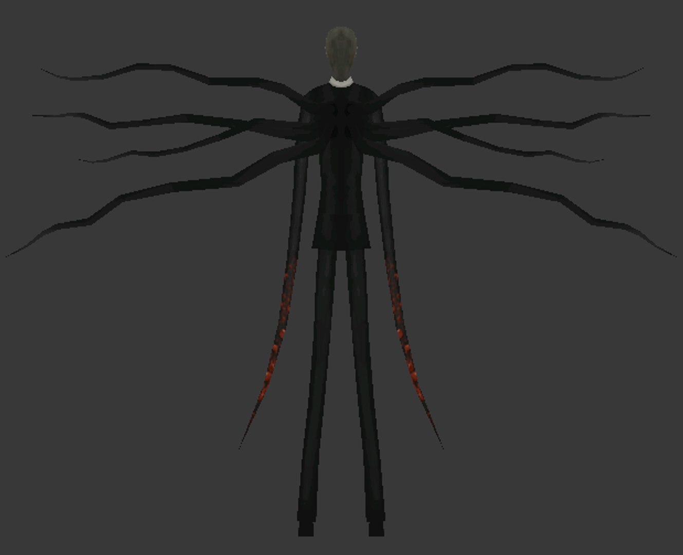Free Slender Man 3d Model