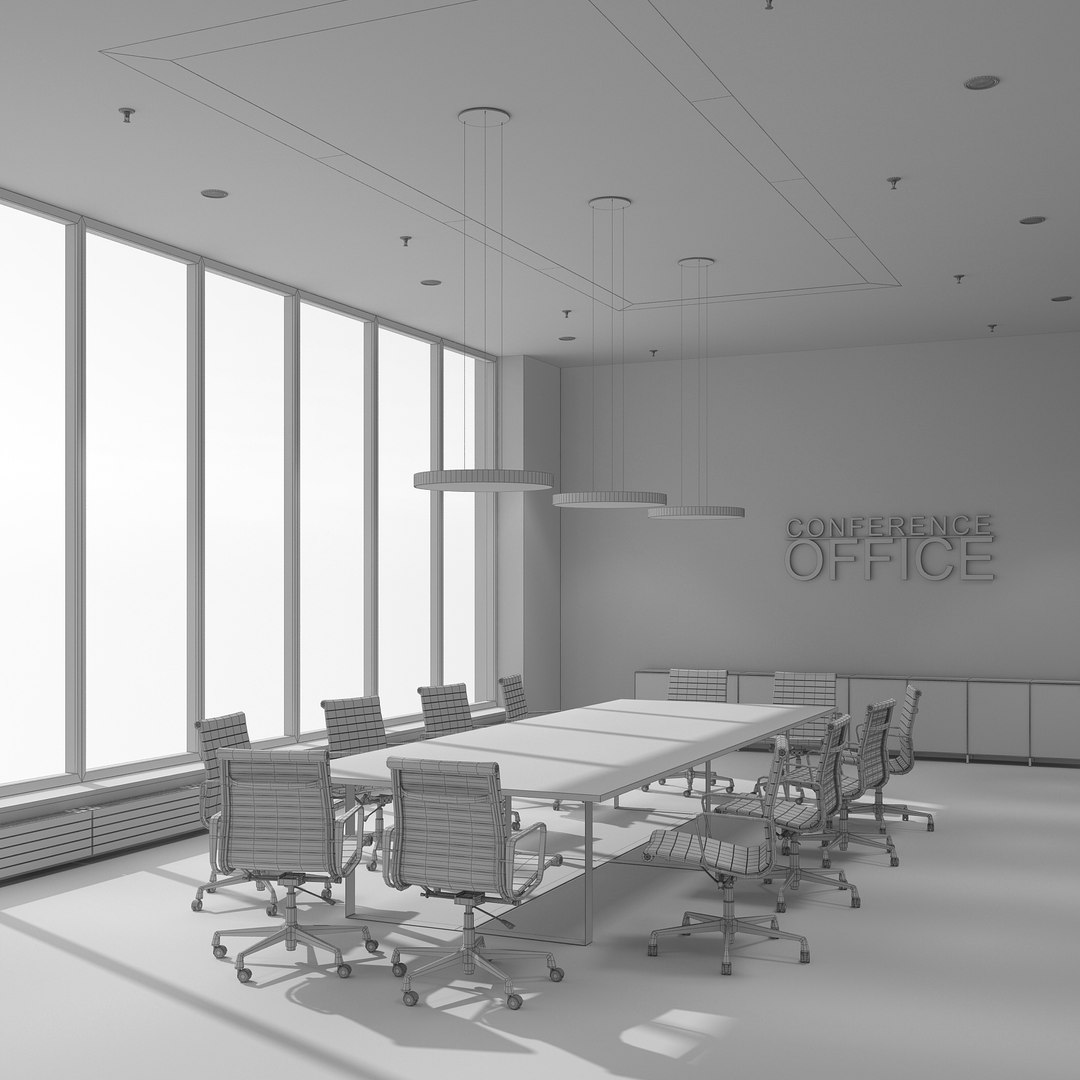 3d Model Conference Room