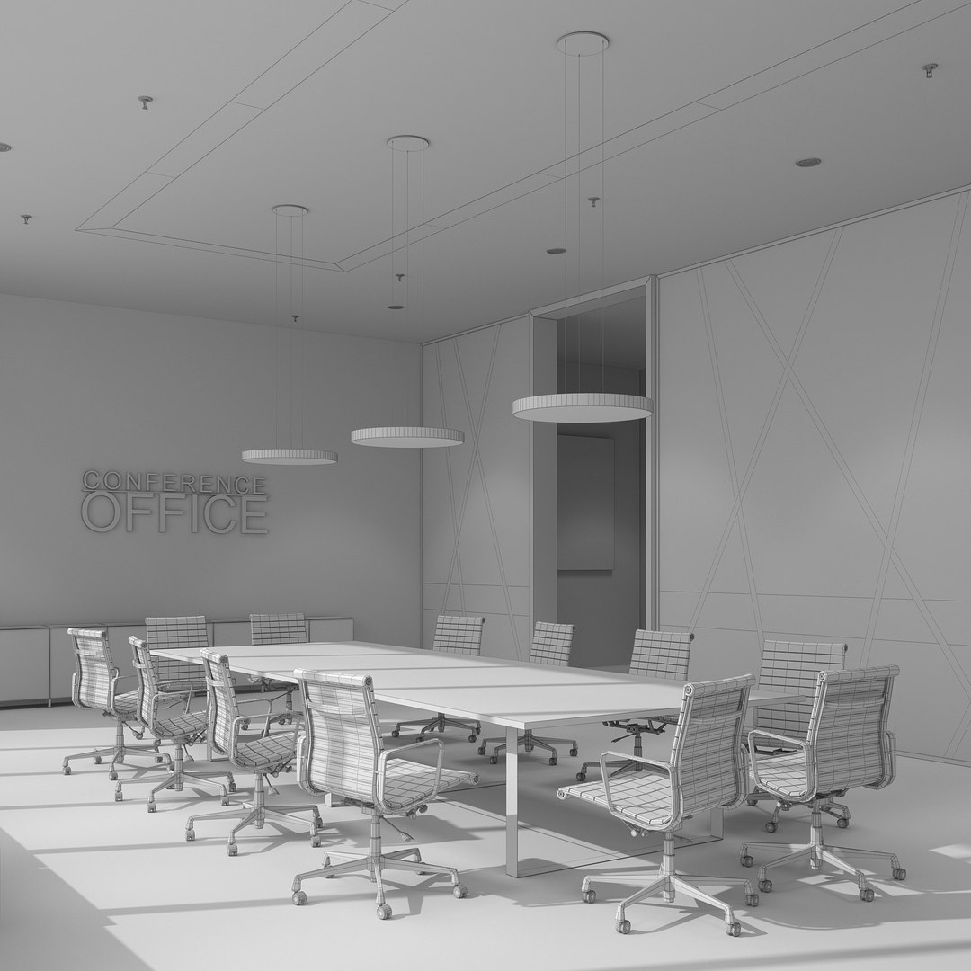 3d Model Conference Room