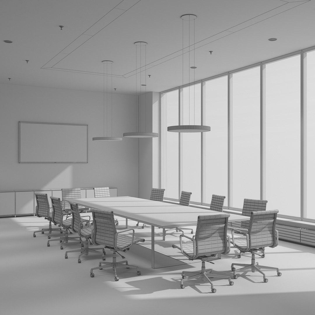 3d Model Conference Room