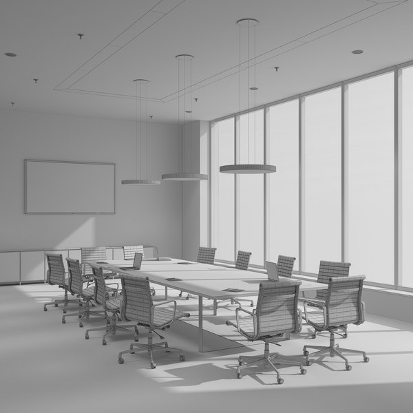 3d model conference room
