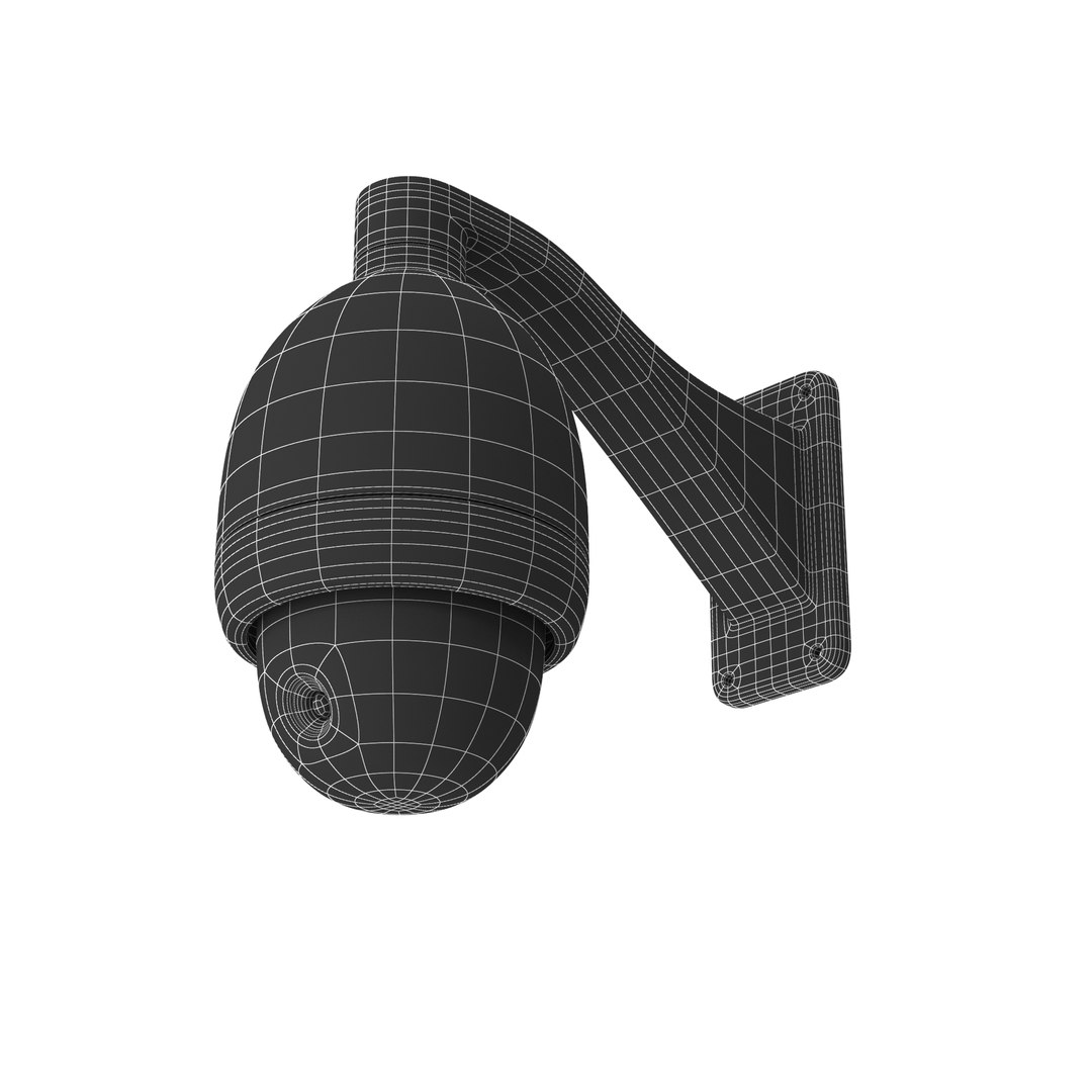 3D CCTV Camera Model - TurboSquid 1896871
