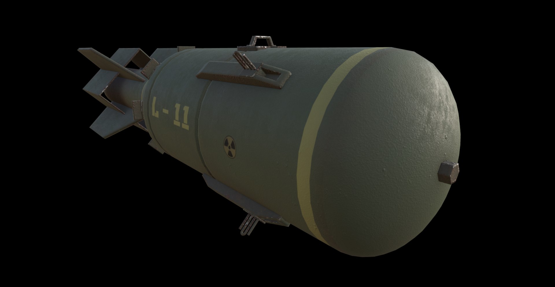 Atomic Bomb 02 3D Model - TurboSquid 2275639