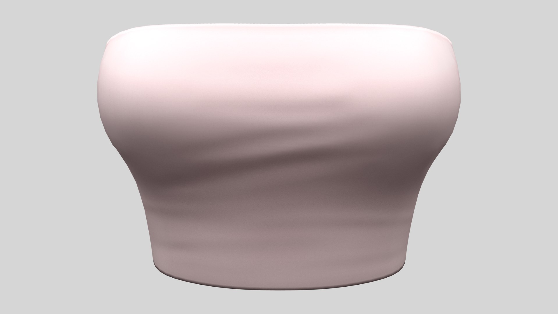 3D Pink Tube Top - TurboSquid 2000878