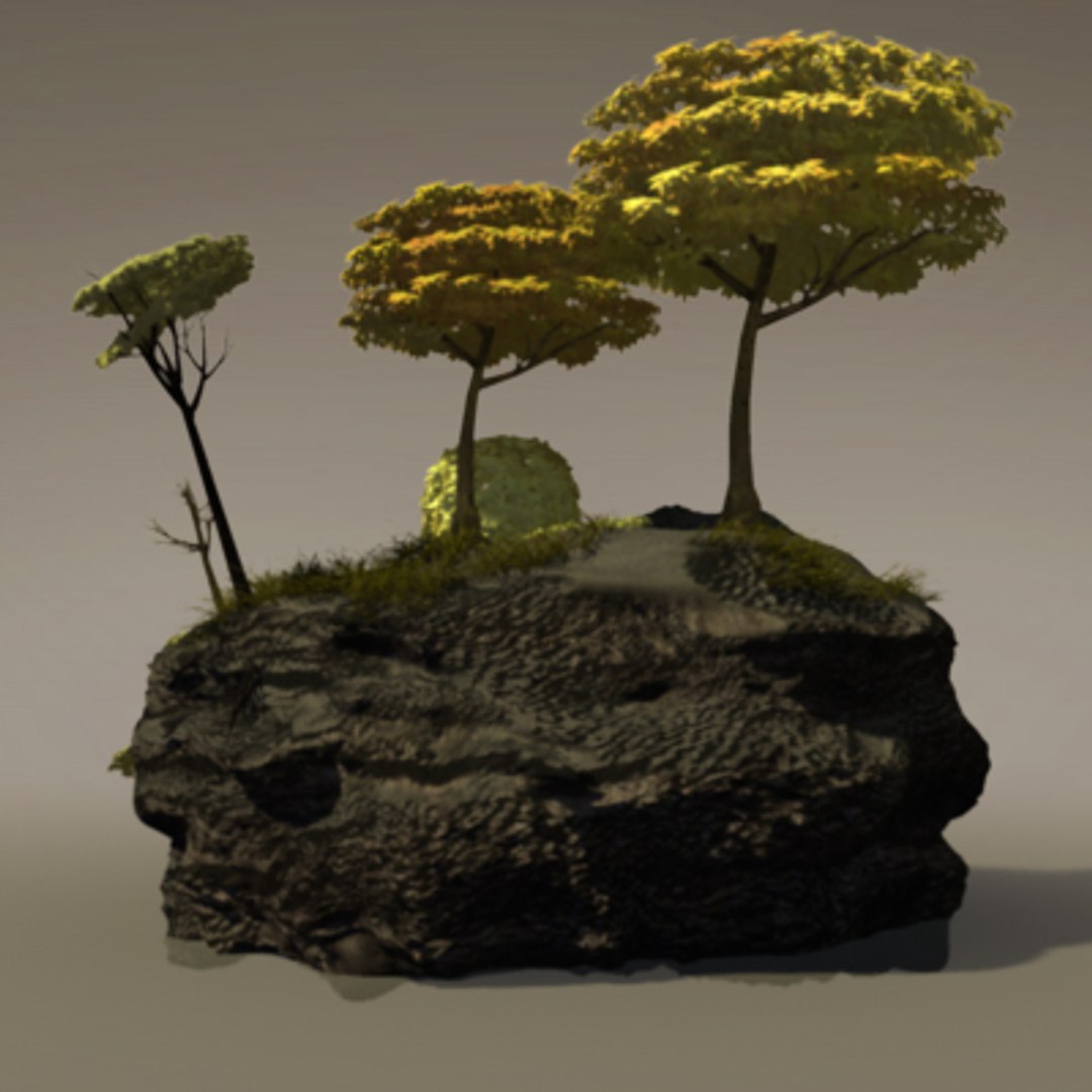 3d model foliage fantasy