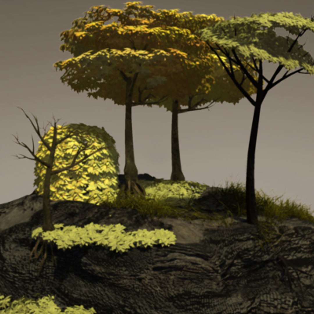 3d model foliage fantasy