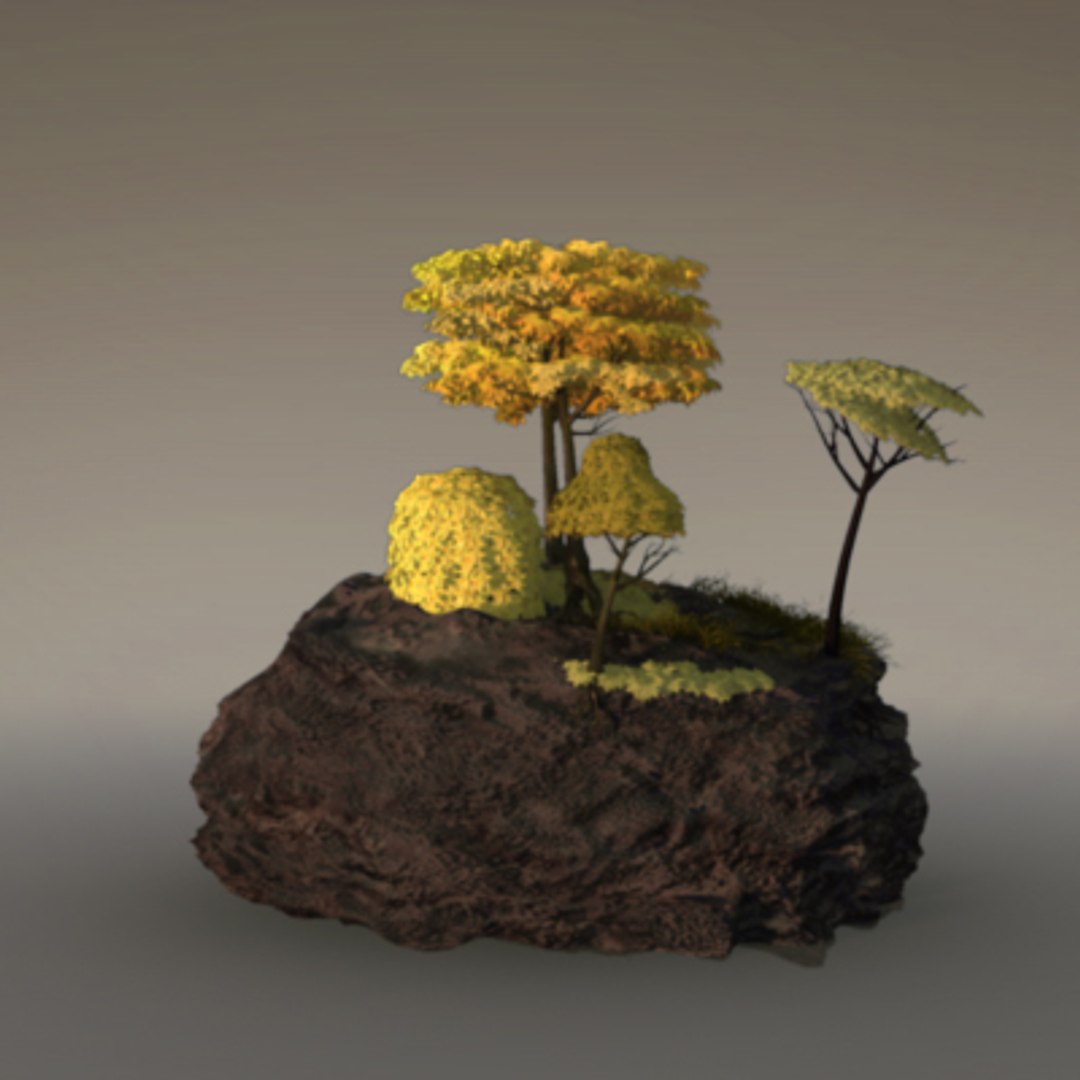 3d model foliage fantasy