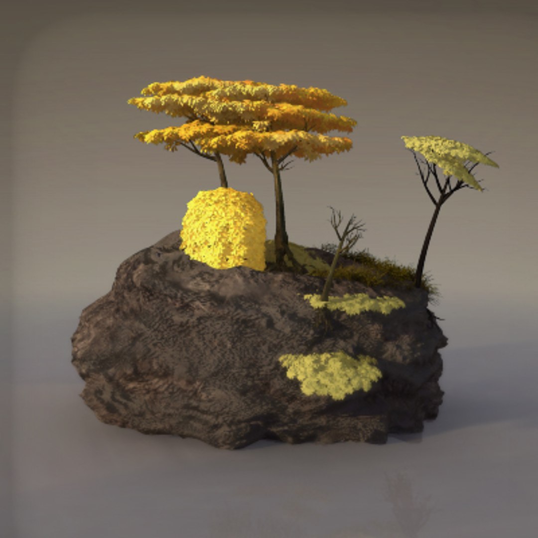 3d model foliage fantasy