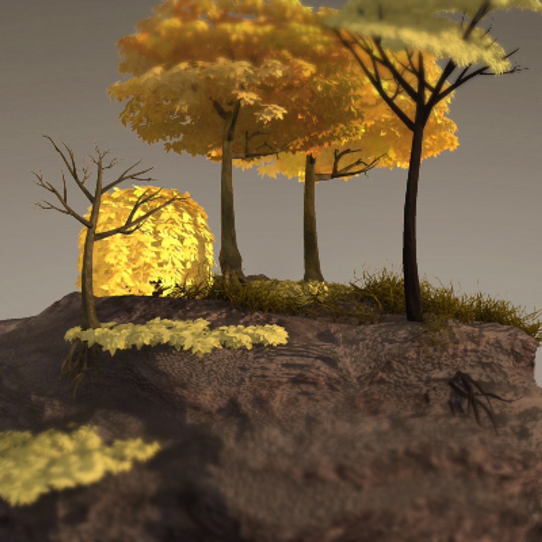 3d model foliage fantasy