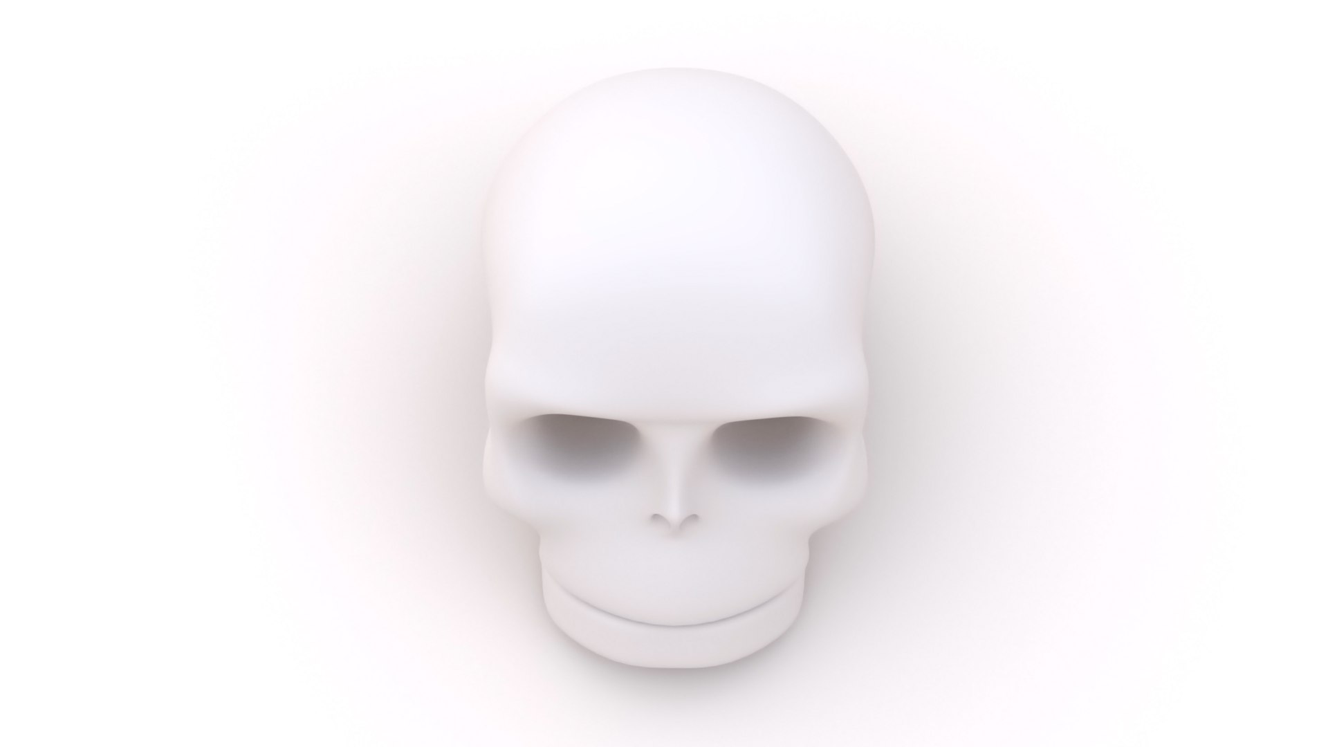 3D 3D Cartoon Skull Model - TurboSquid 1958702