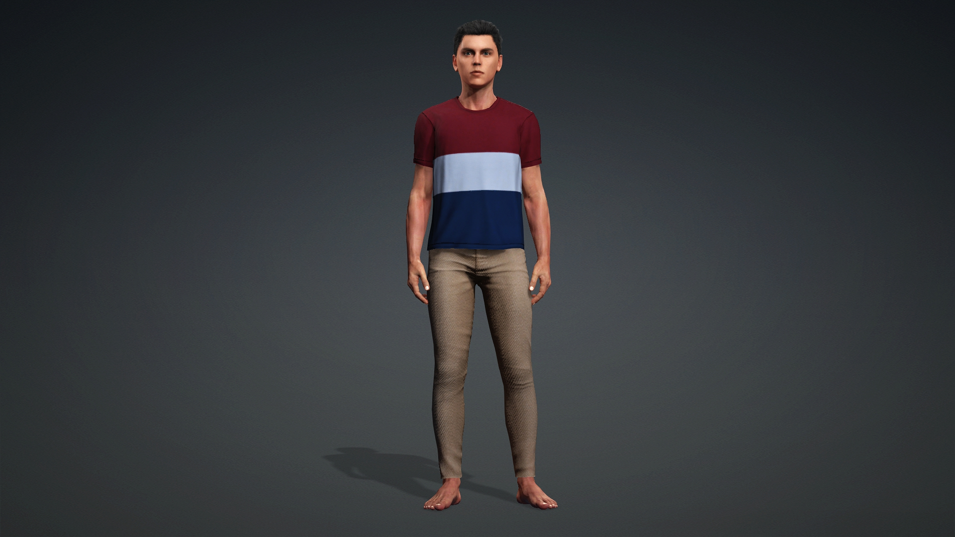 Realistic Male 3D Character 3D Model - TurboSquid 2359246