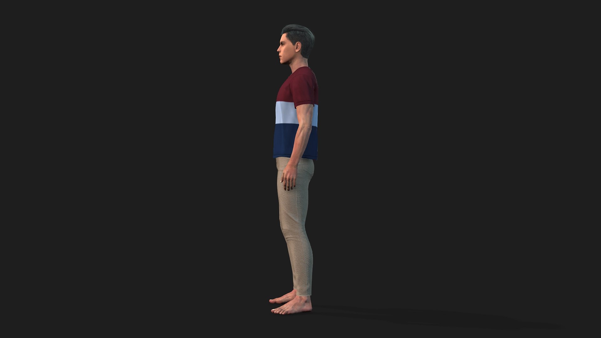 Realistic Male 3D Character 3D Model - TurboSquid 2359246