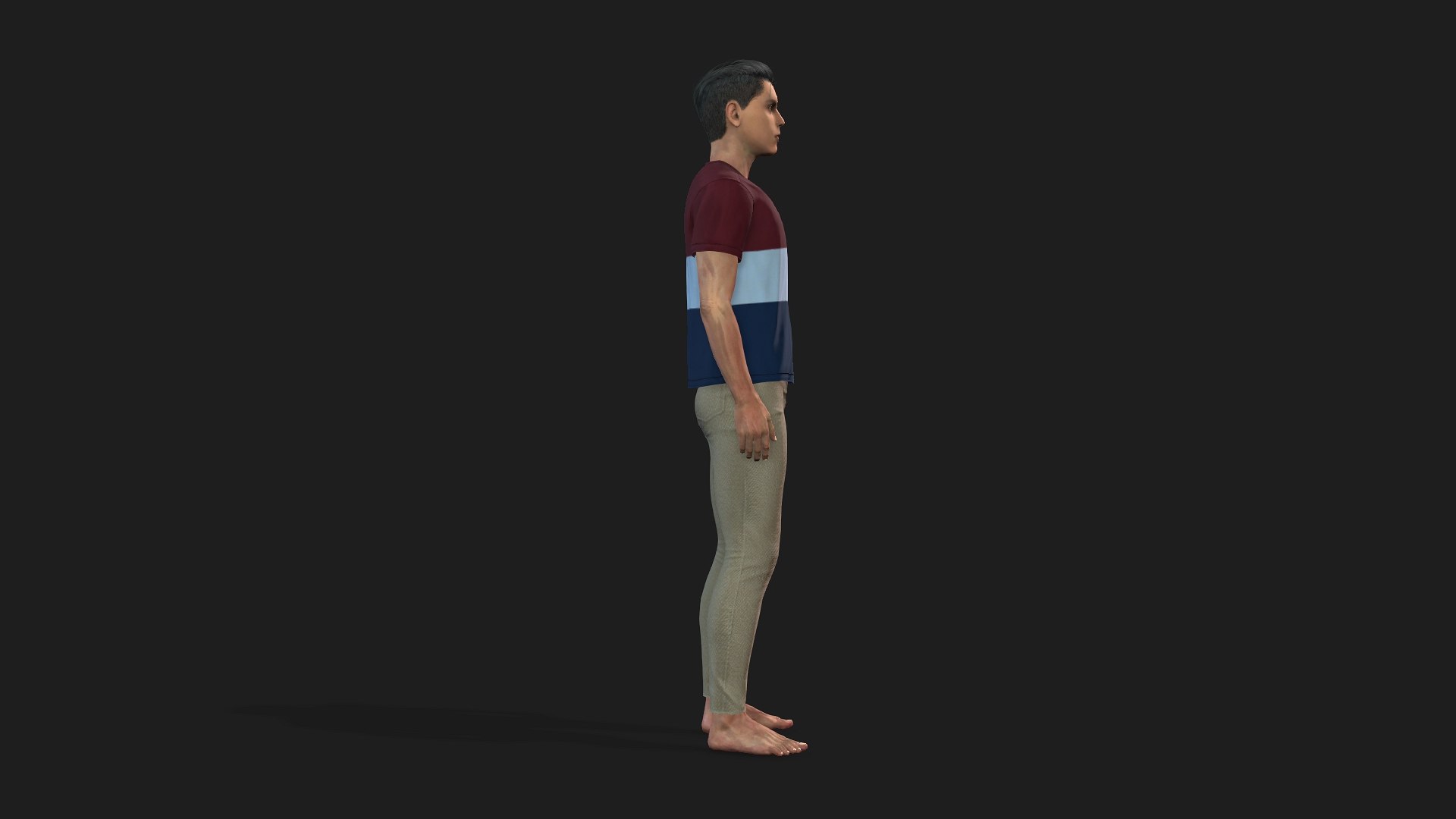 Realistic Male 3D Character 3D Model - TurboSquid 2359246