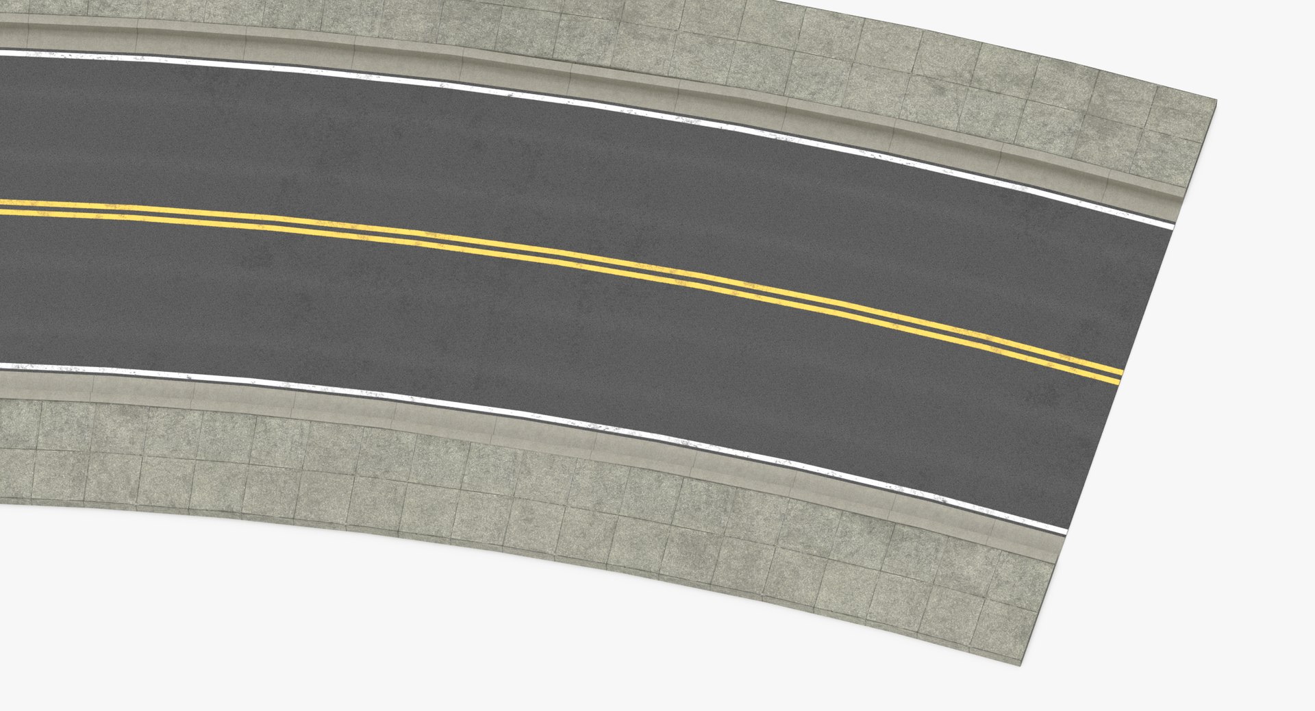 3d 2 Lane Street 22 Model