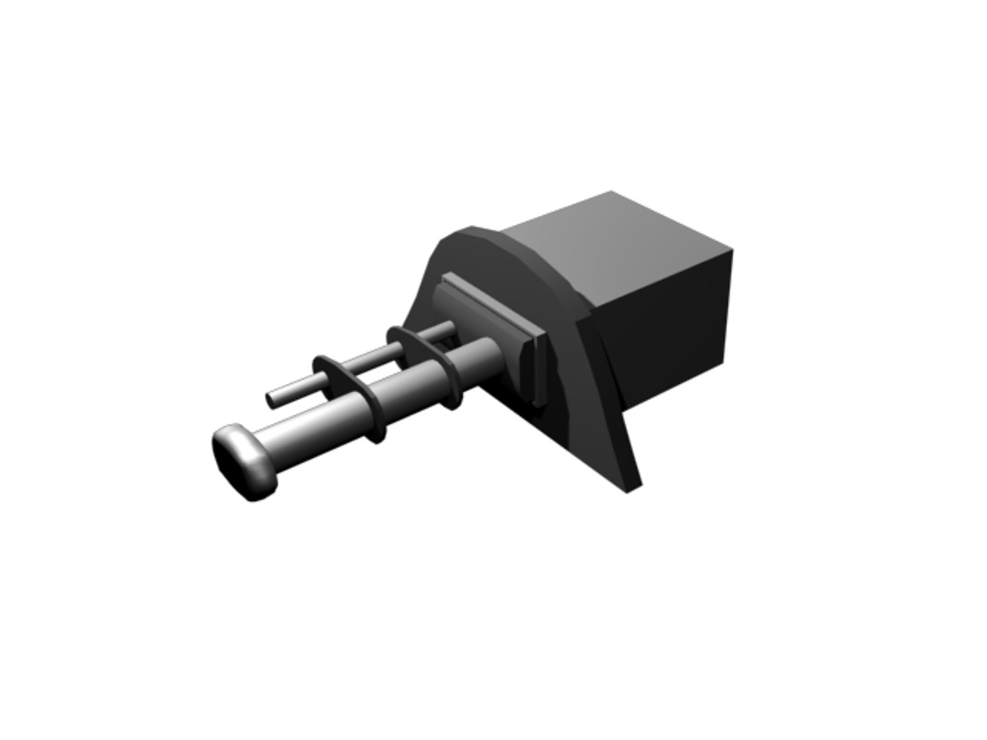 Free Turret Shooting 3d Model