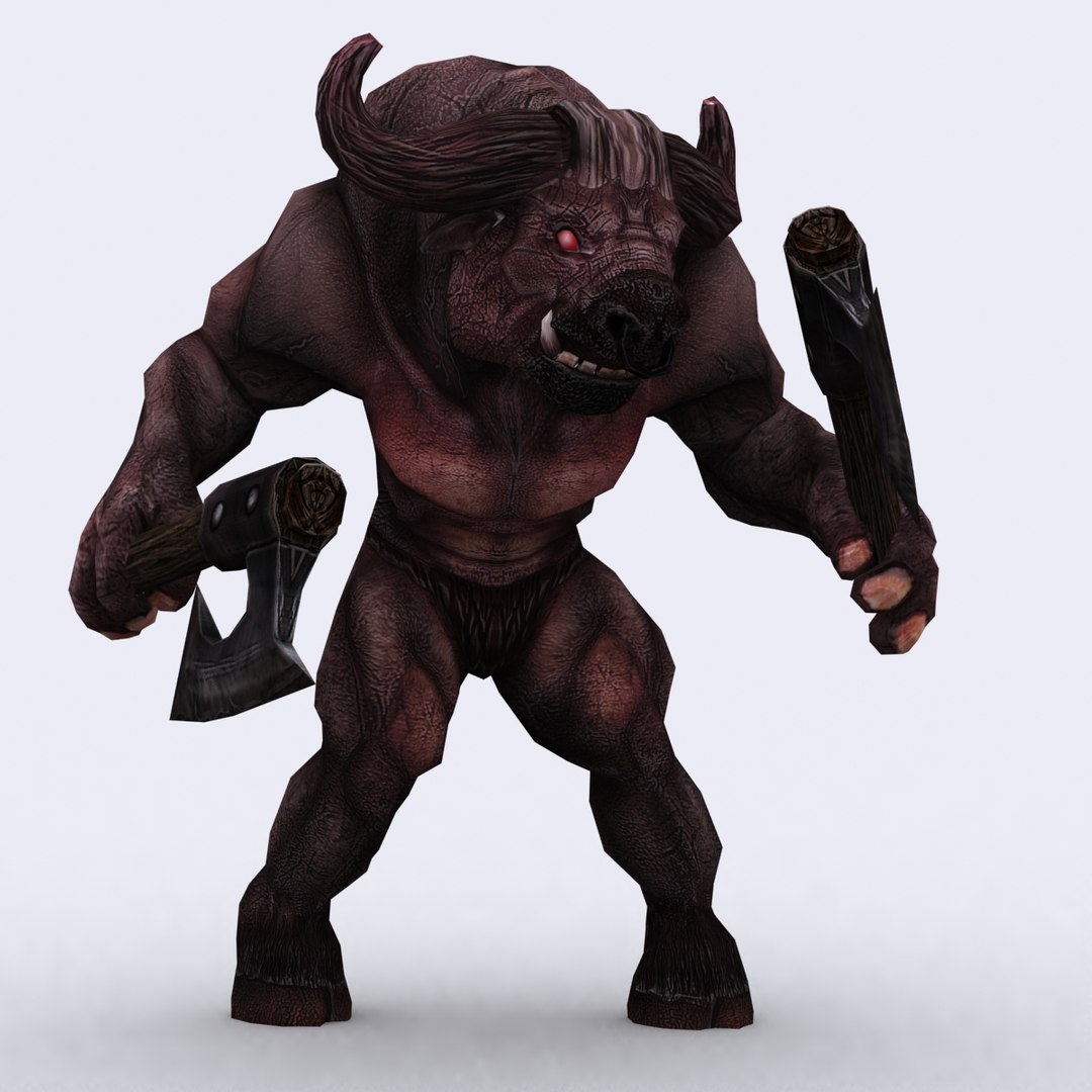 minotaurs pack - 3ds
