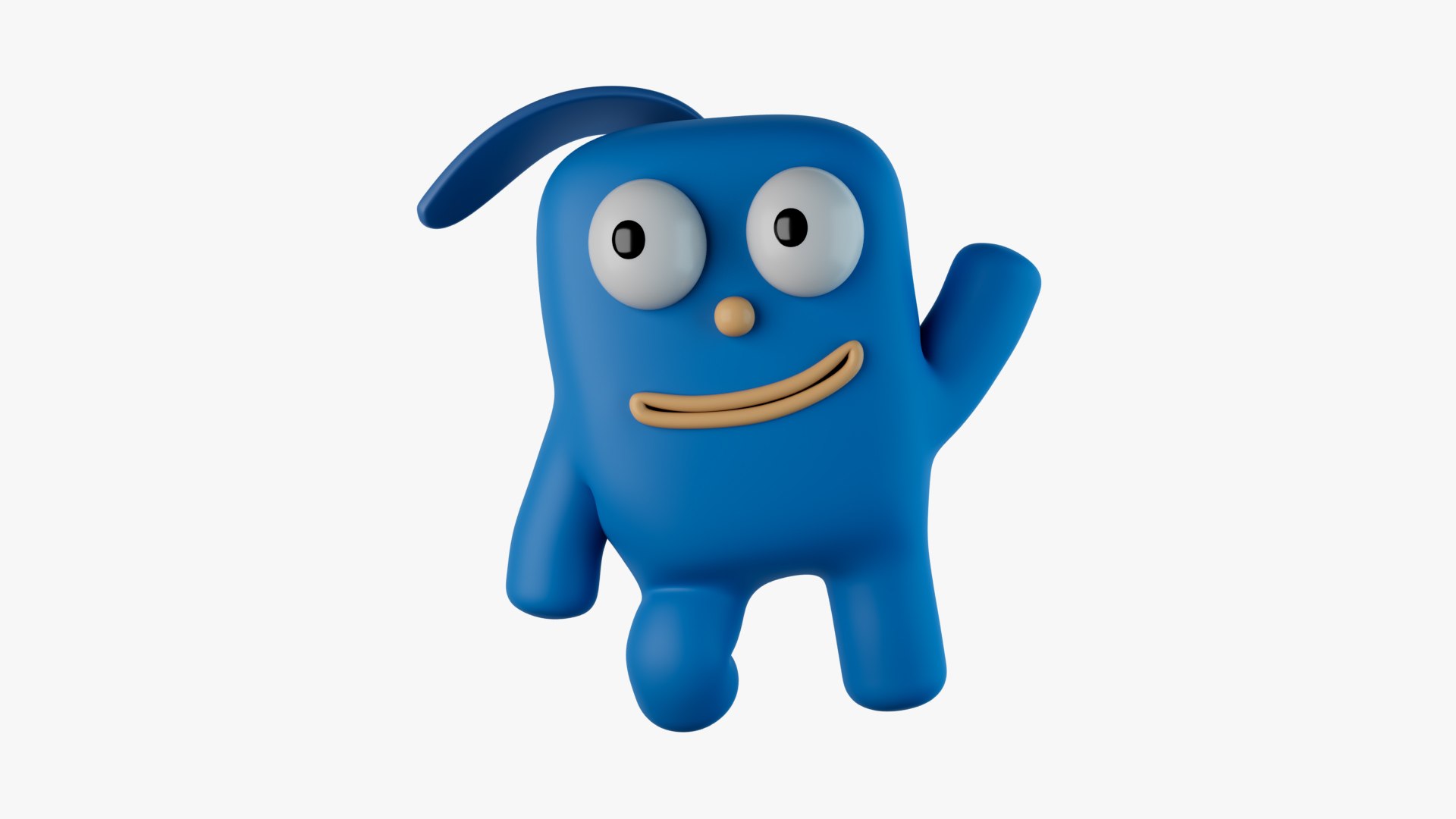 3D Blub Rigged Cartoon Character - TurboSquid 2118872