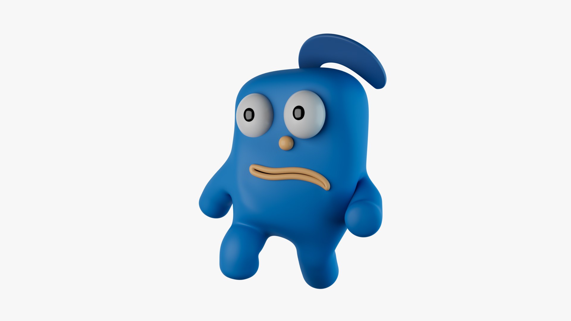 3D Blub Rigged Cartoon Character - TurboSquid 2118872