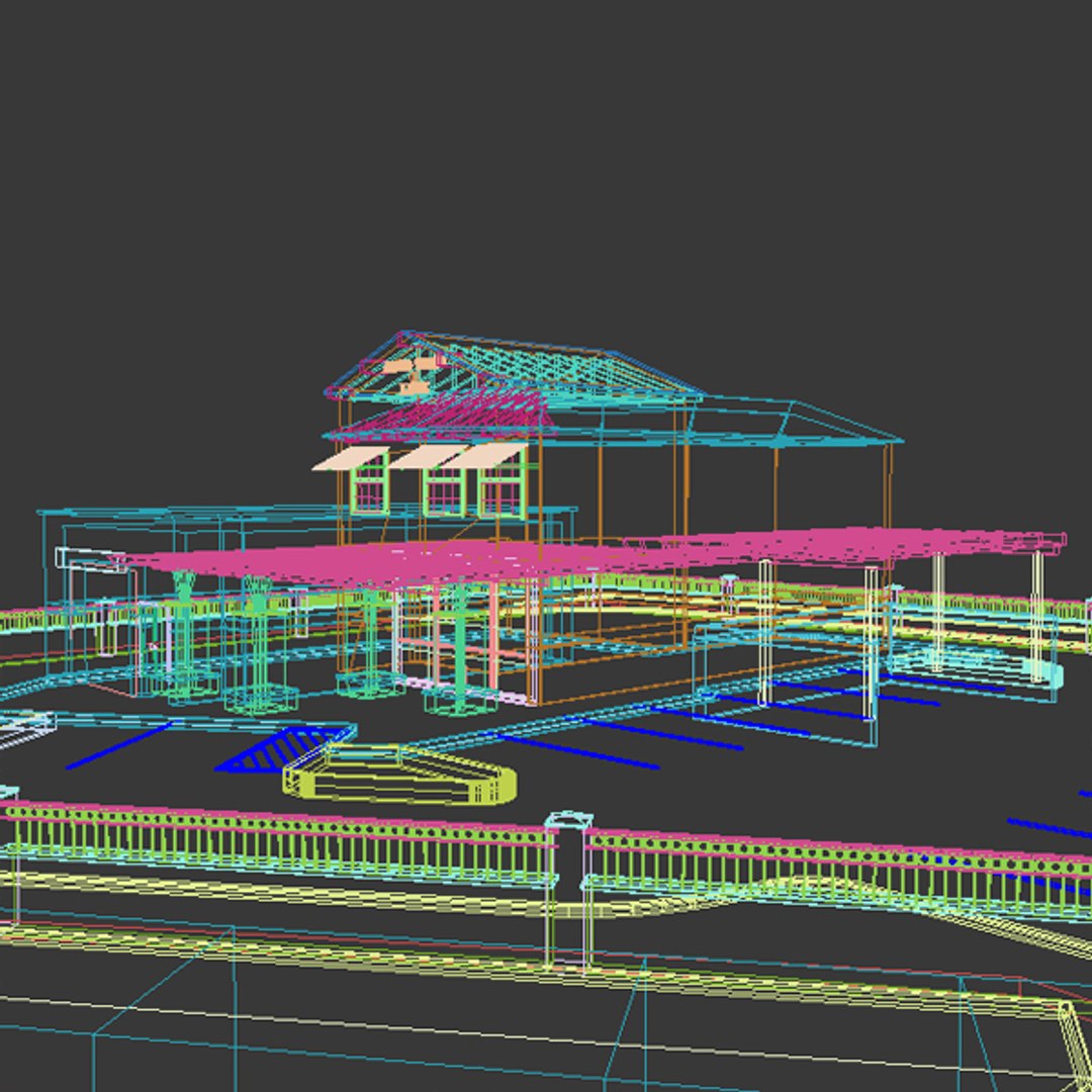 3d Car Wash Lube Model