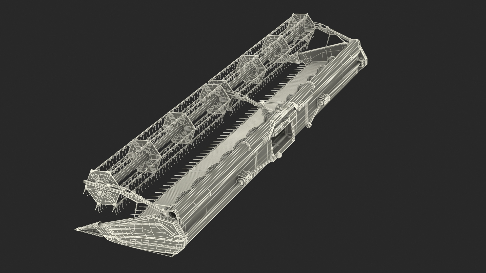 Massey Ferguson Ideal Header 3D Model - TurboSquid 1848550