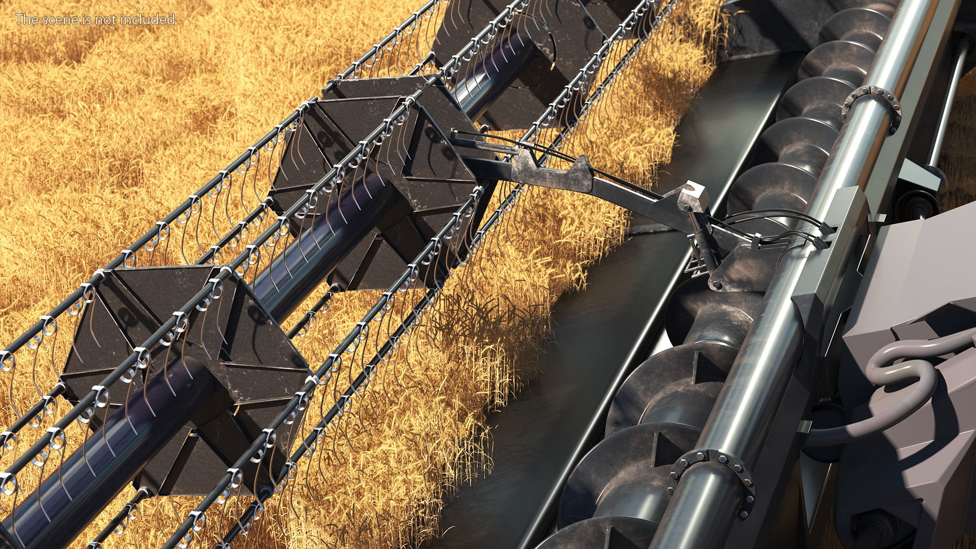 Massey Ferguson Ideal Header 3D Model - TurboSquid 1848550