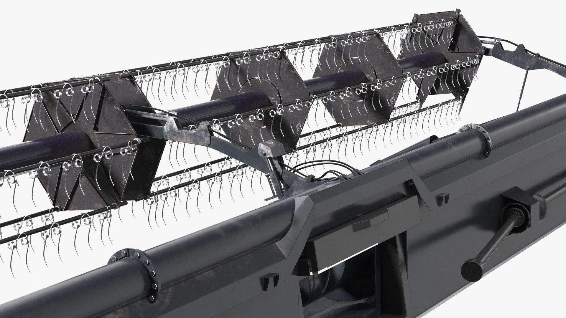 Massey Ferguson Ideal Header 3D Model - TurboSquid 1848550