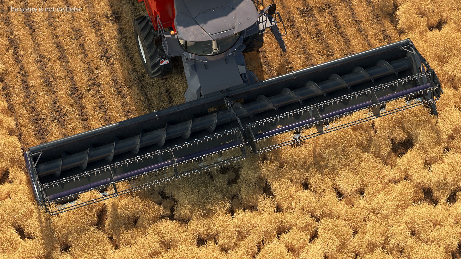 Massey Ferguson Ideal Header 3D Model - TurboSquid 1848550