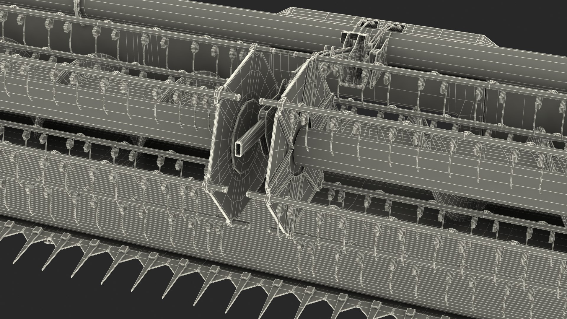 Massey Ferguson Ideal Header 3D model - TurboSquid 1848550