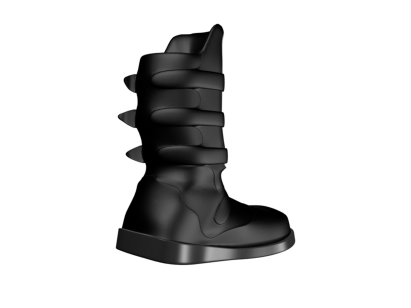 armored boot 3d max