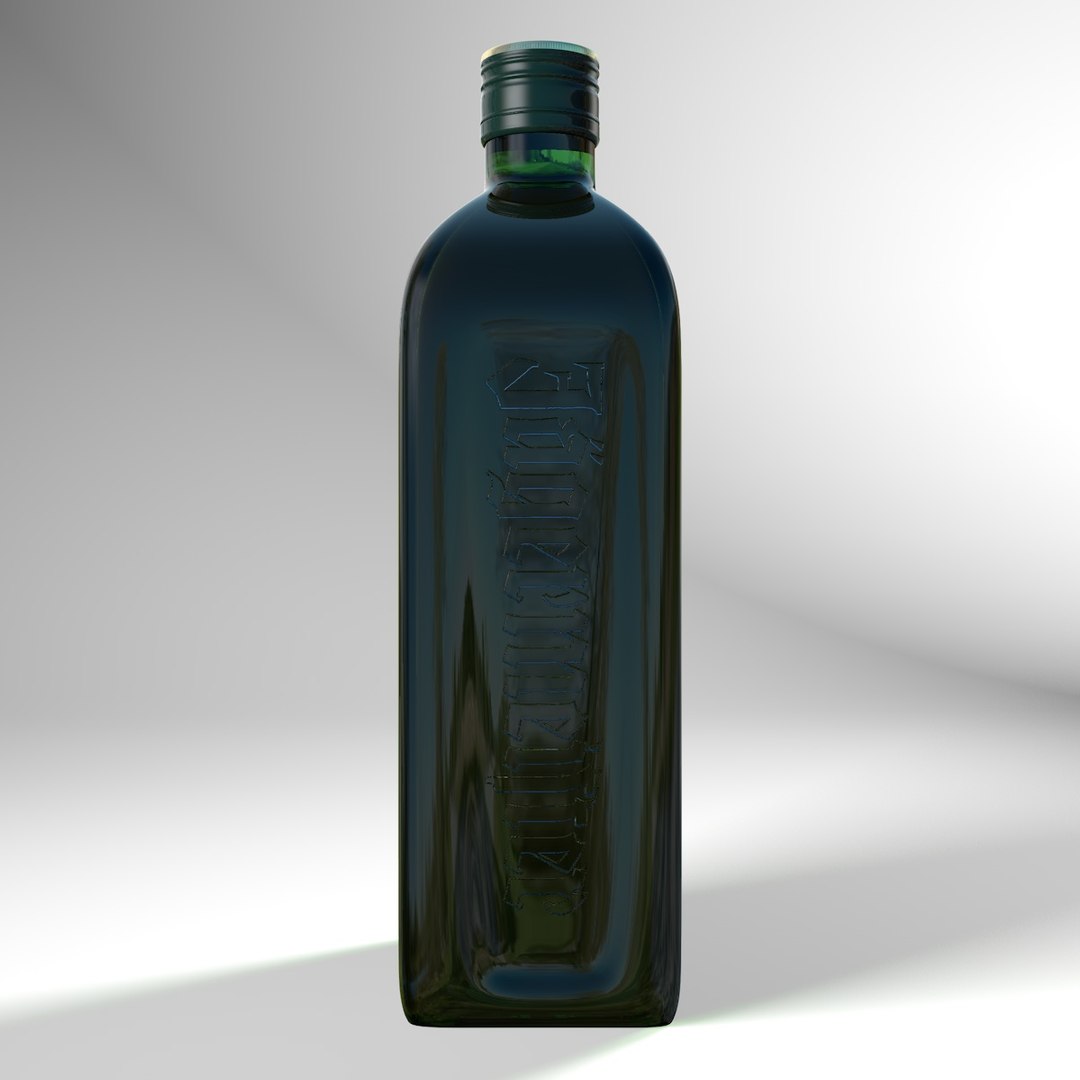 3D Bottle Jager Model - TurboSquid 1411578