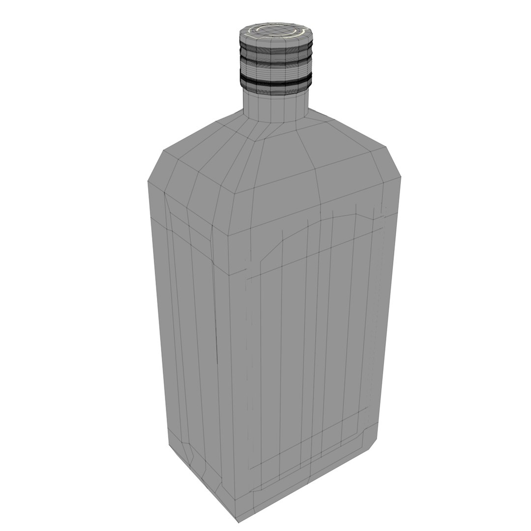 3D Bottle Jager Model - TurboSquid 1411578