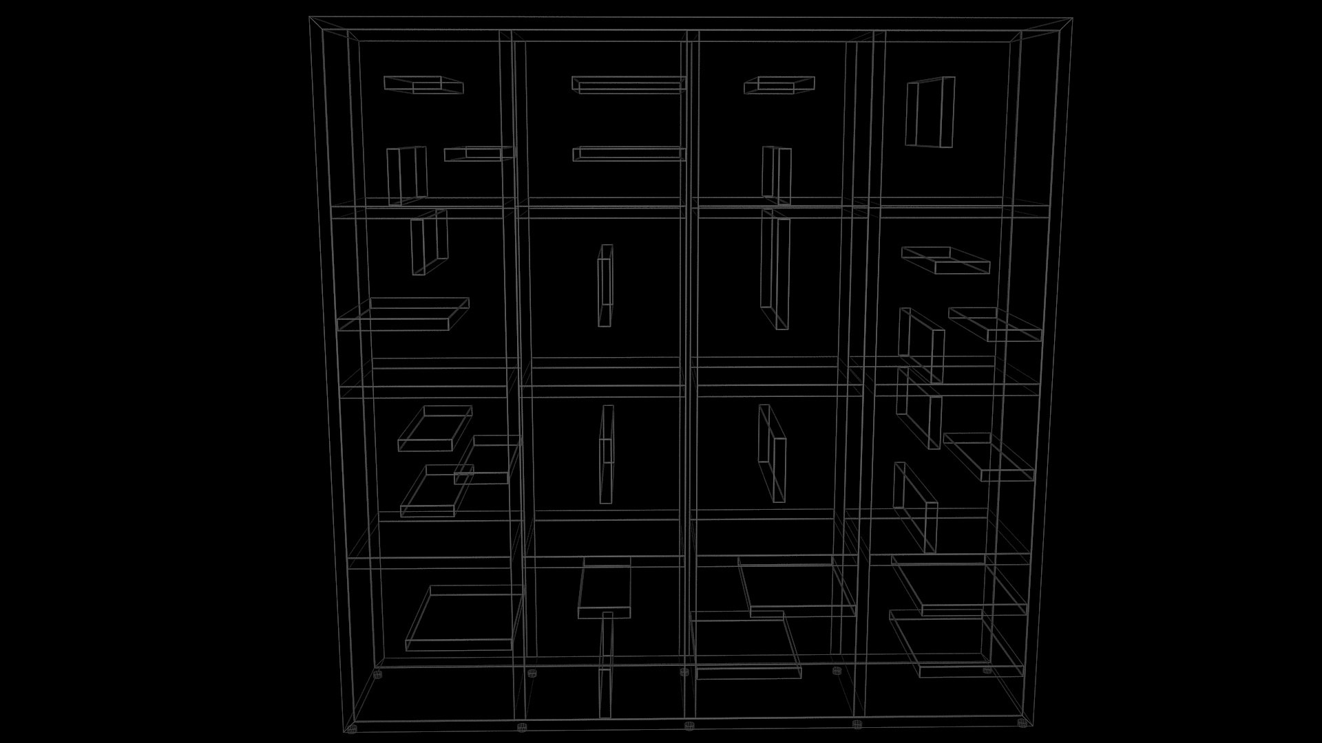 3D Bookshelf Read Your Book Case - TurboSquid 1831972