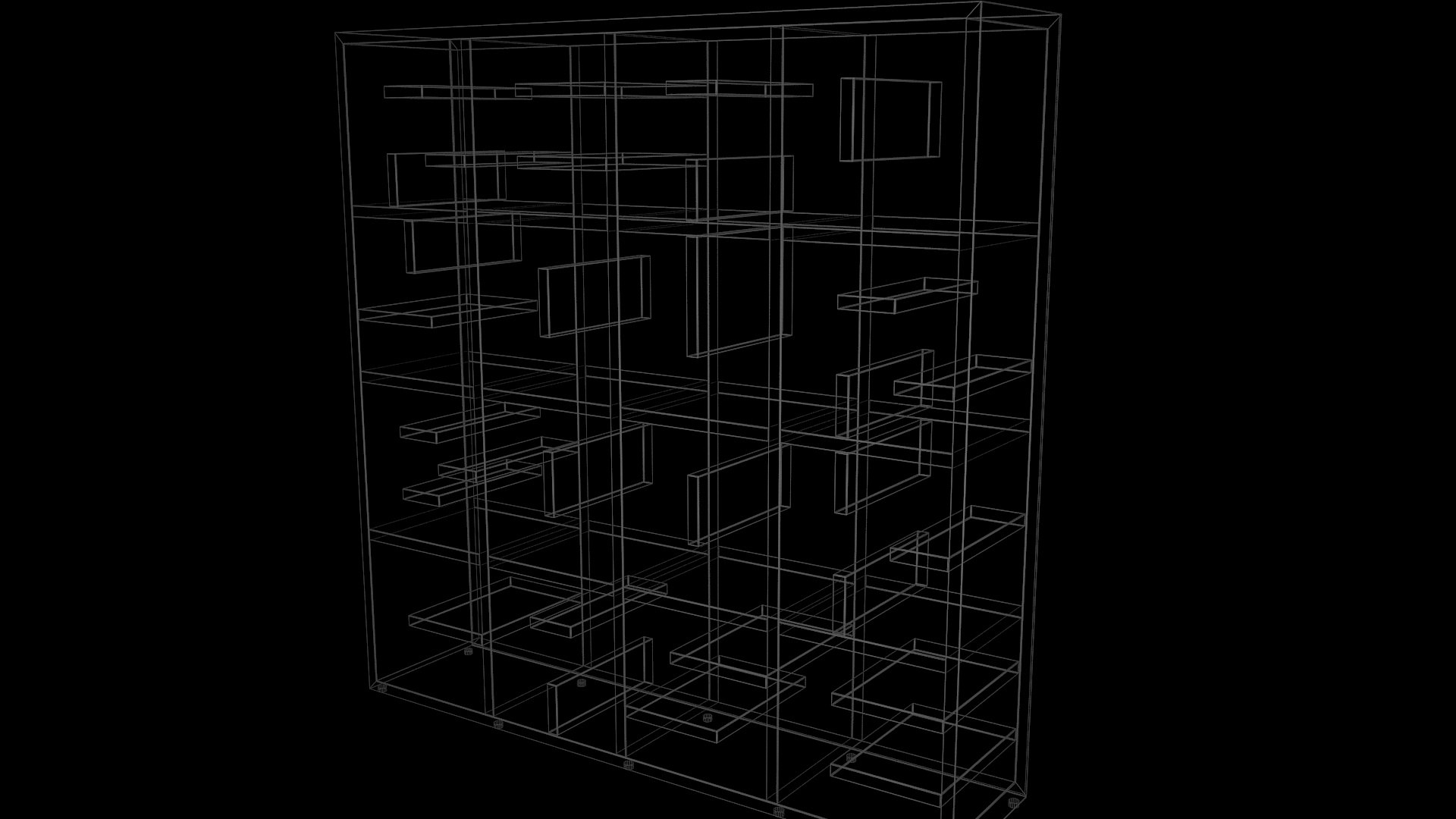 3D Bookshelf Read Your Book Case - TurboSquid 1831972