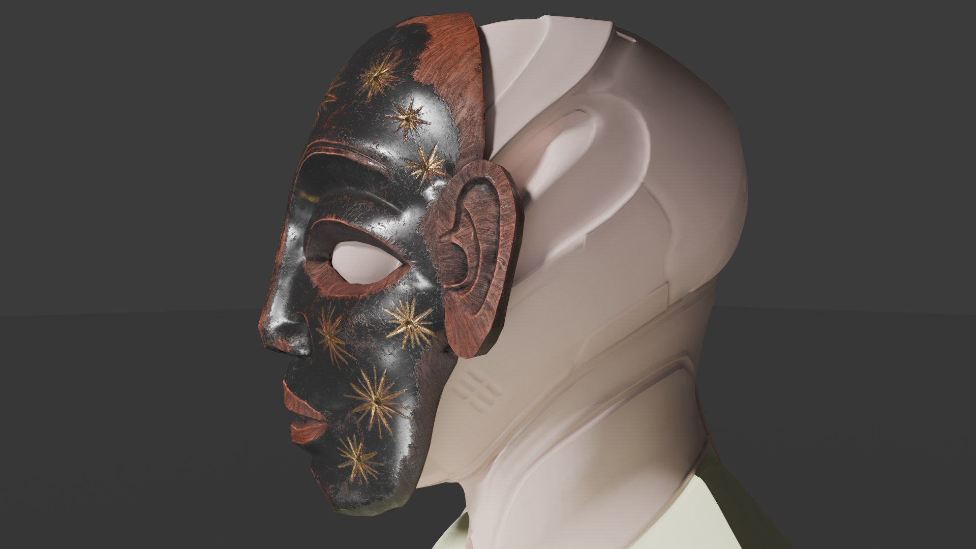 3D Oni Mask Model - TurboSquid 2428323