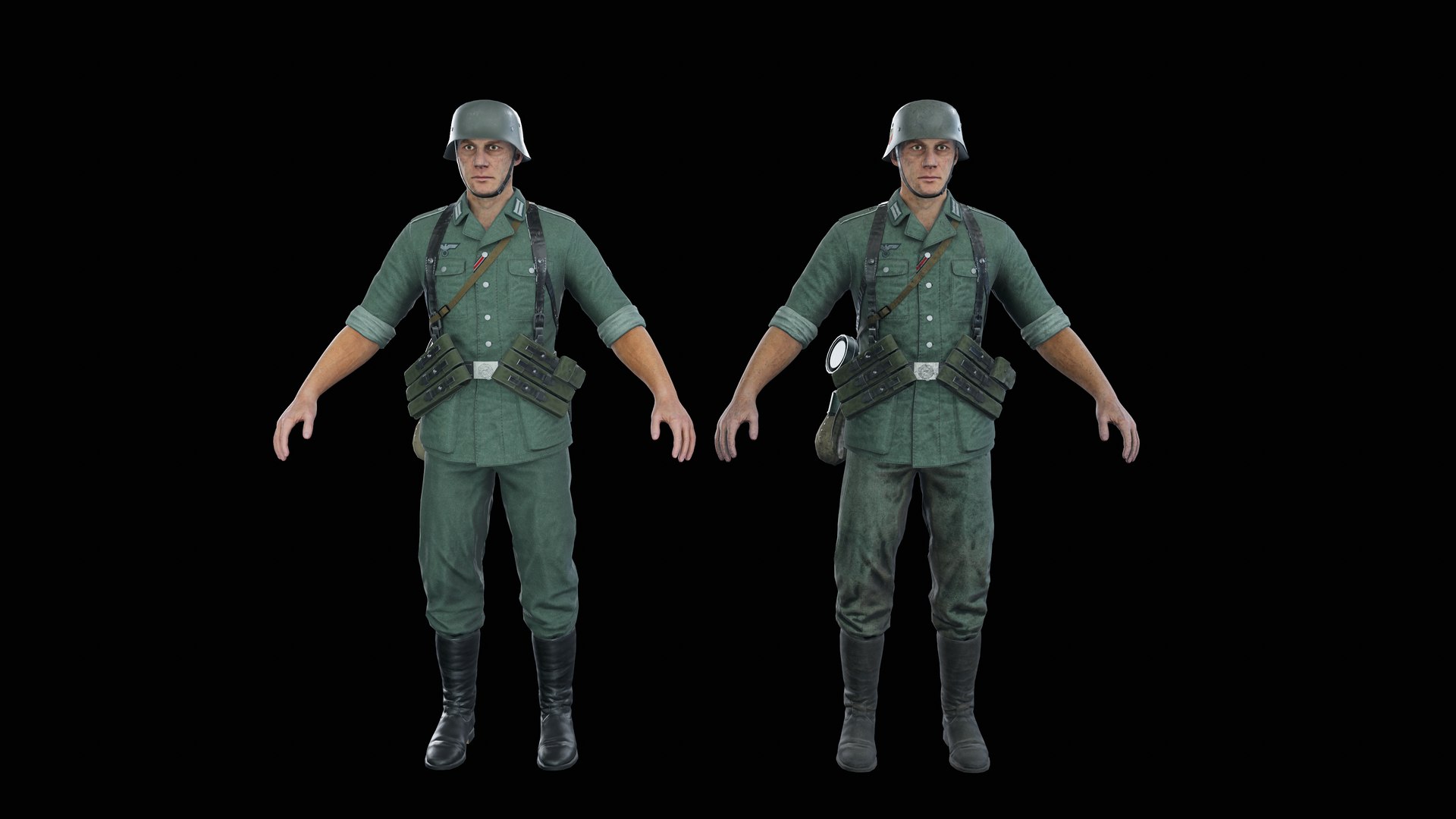3D German Soldier World War 2 Model - TurboSquid 2418633