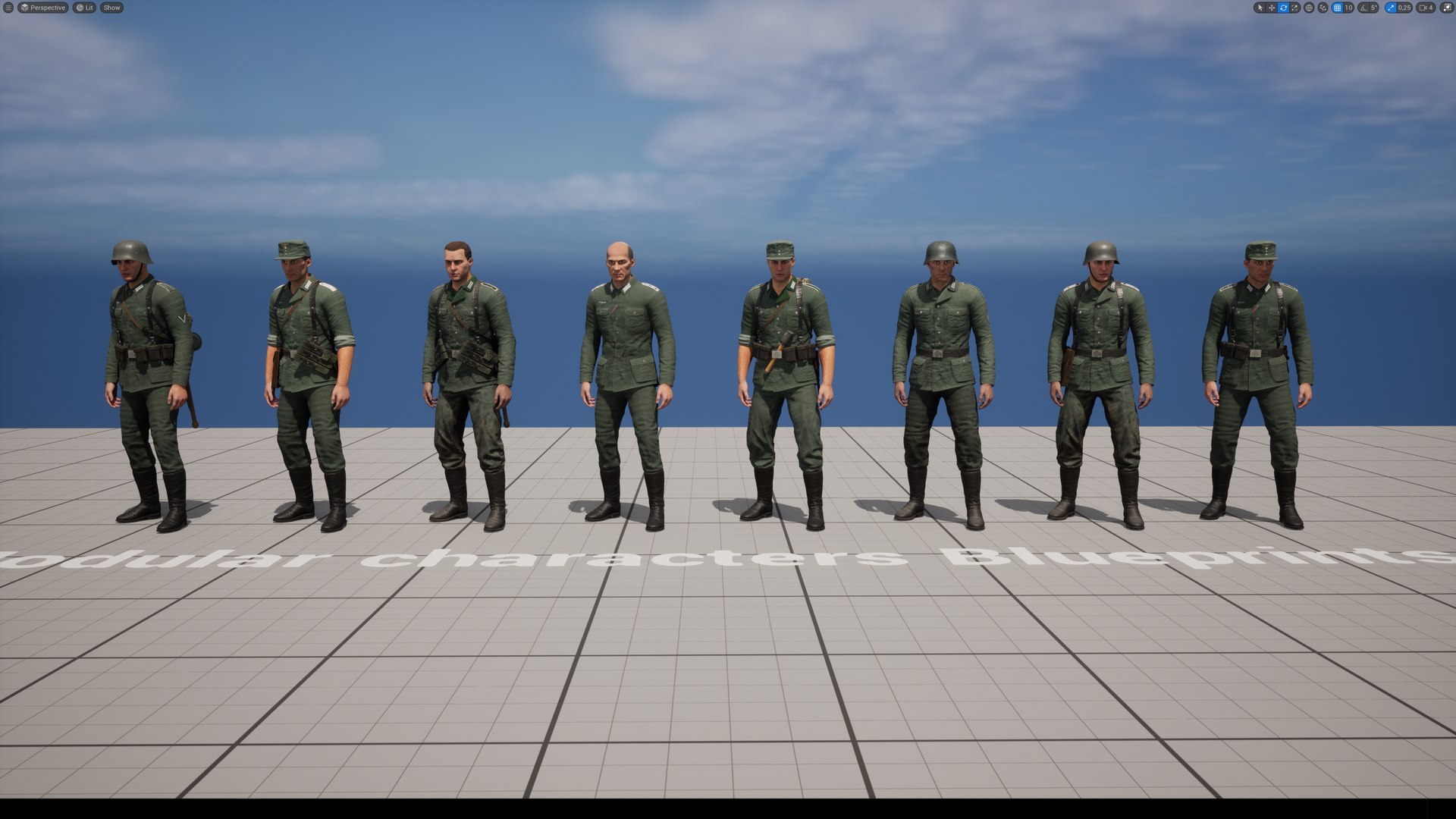 3D German Soldier World War 2 Model - TurboSquid 2418633