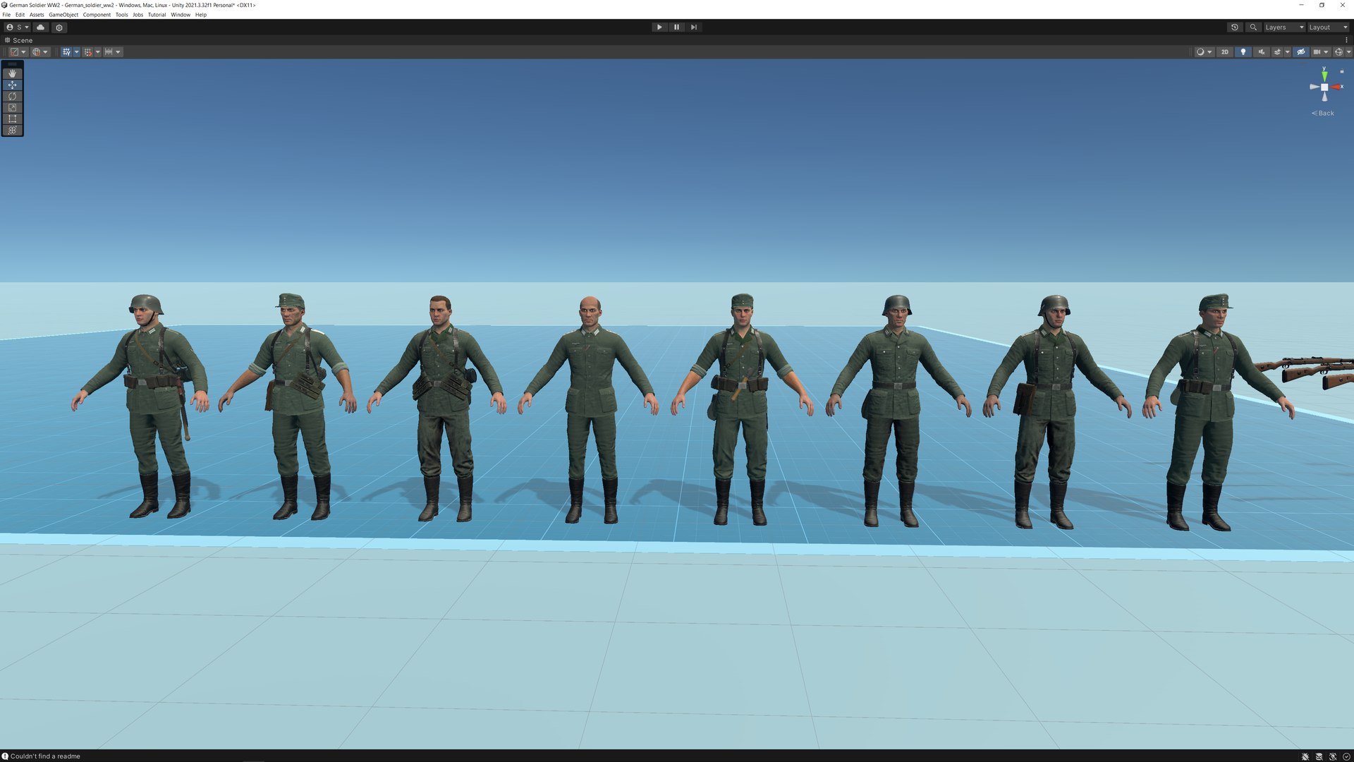 3D German Soldier World War 2 Model - TurboSquid 2418633