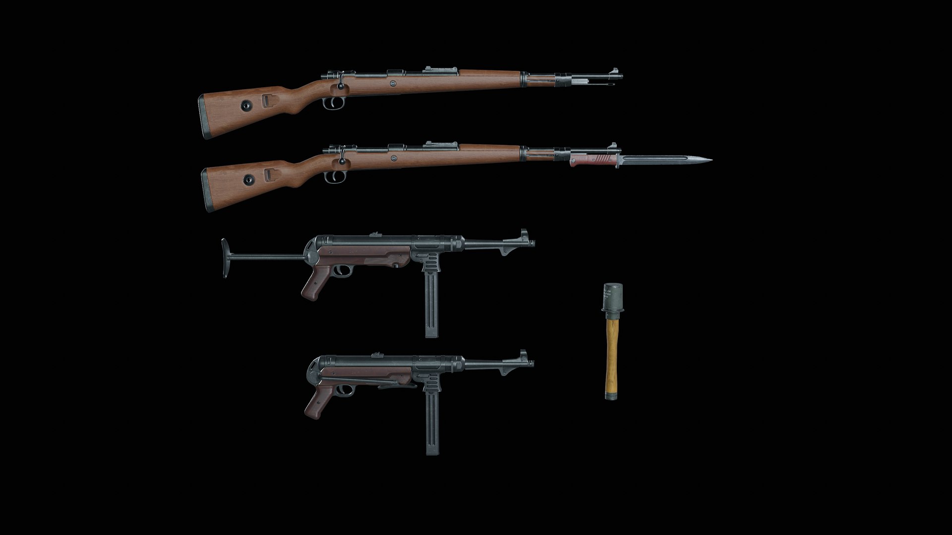 3D German Soldier World War 2 Model - TurboSquid 2418633