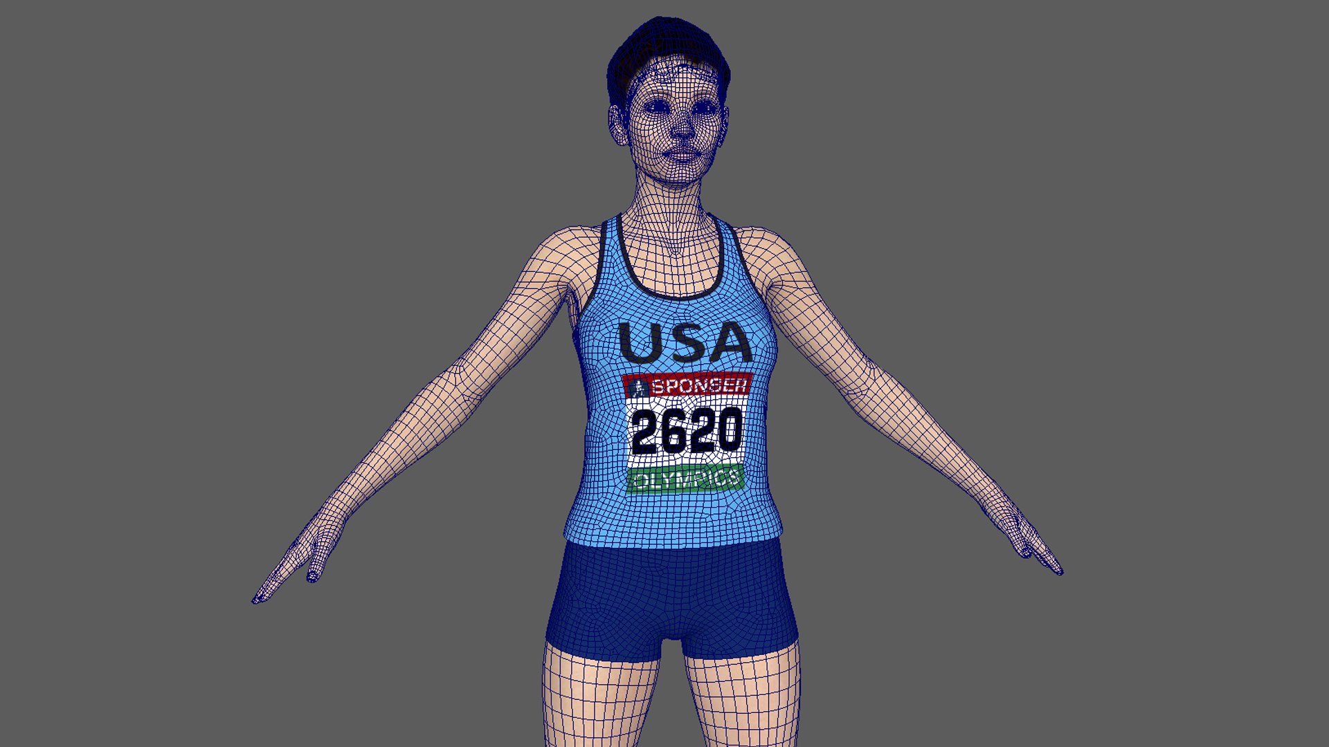 Athlete Runner 06 3D Model - TurboSquid 1816090