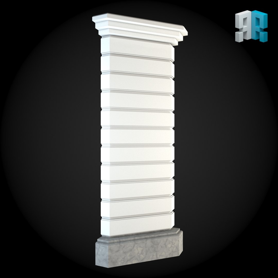 Wall 3d Max
