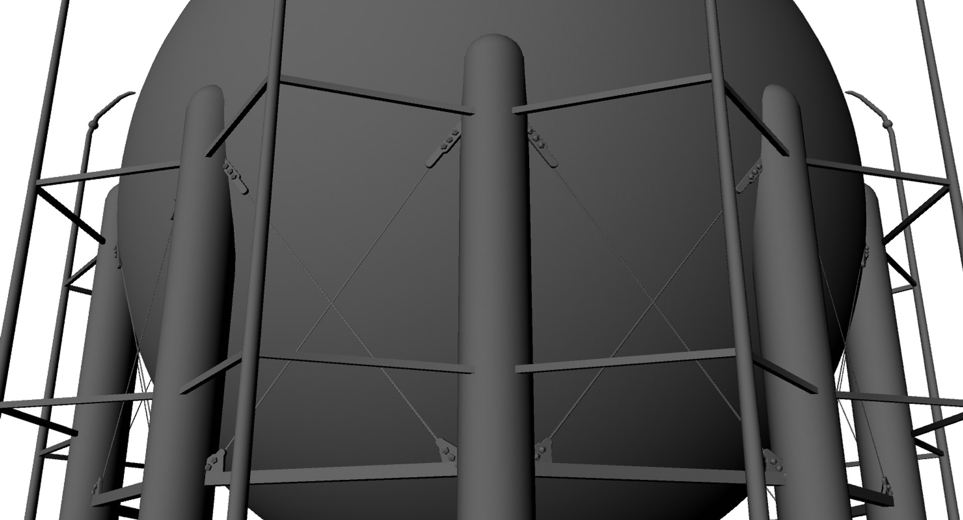 Liquid Oxygen Tank Lox 3d Model